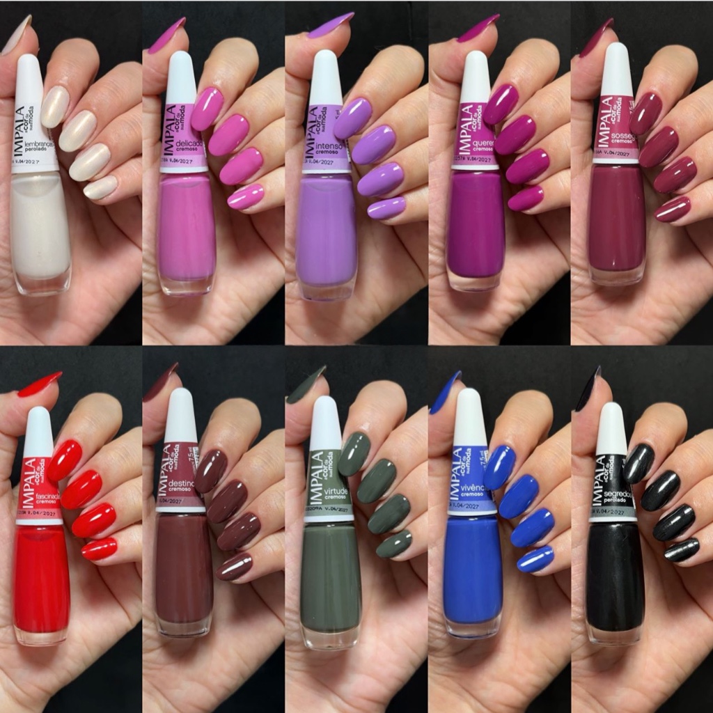 75 cores de esmalte da moda para arrasar em 2026
